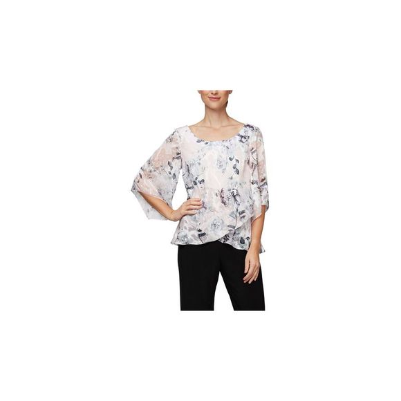 Alex Evenings | Tops | Alex Evenings Womens Pink Pullover Lined ...